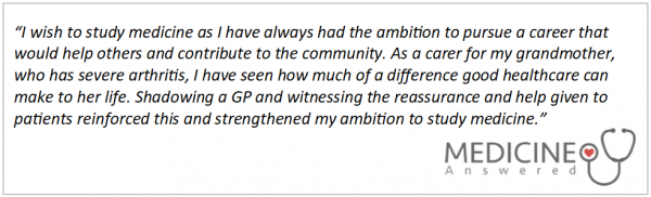 How To Write A Graduate Medicine Personal Statement - Medicine Answered